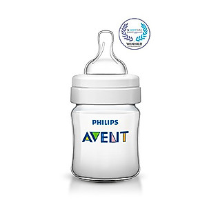 Philips AVENT Anti-Colic Baby Bottles Clear, 4 Oz