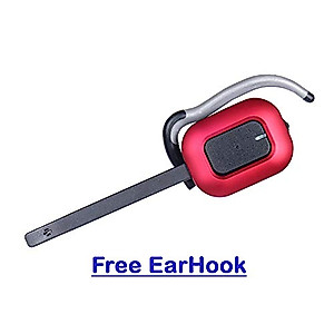 INNOTALK Wireless Headset Compatible with Polycom VVX 101, VVX 201, VVX 301, VVX 311, VVX 401, VVX 411, VVX 501, VVX 601 Phone with Remote Answering Cord(Explorer)