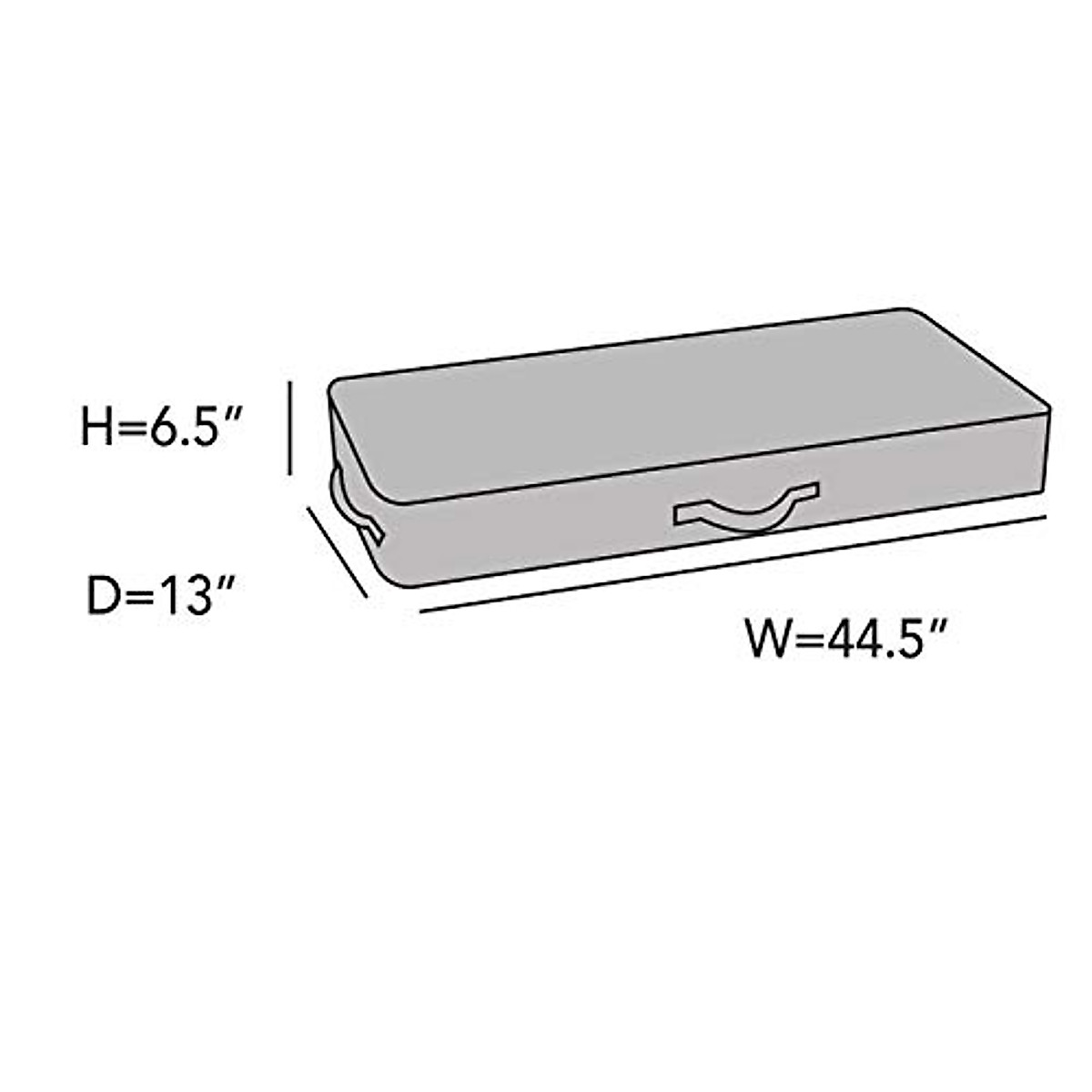 Covermates Keepsakes - Underbed Storage Bag – ID Window – Reinforced Handles – Indoor Storage-Scarlett Red