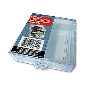 Clear Acrylic Stackable Organizing Drawer For Makeup, Jewelry, Scrapbook Supplies, Bobbins,
