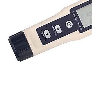 Digital Water Detector, Stable Measuring Water Quality Tester PH Salinity Temp TDS EC IP67 Waterproof for Aquarium