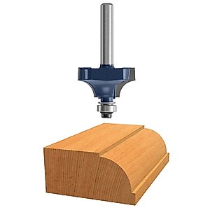 Bosch 85493M 7/8-Inch Diameter 31/64-Inch Cut Carbide Tipped Beading Router Bit 1/4-Inch Shank with Ball Bearing