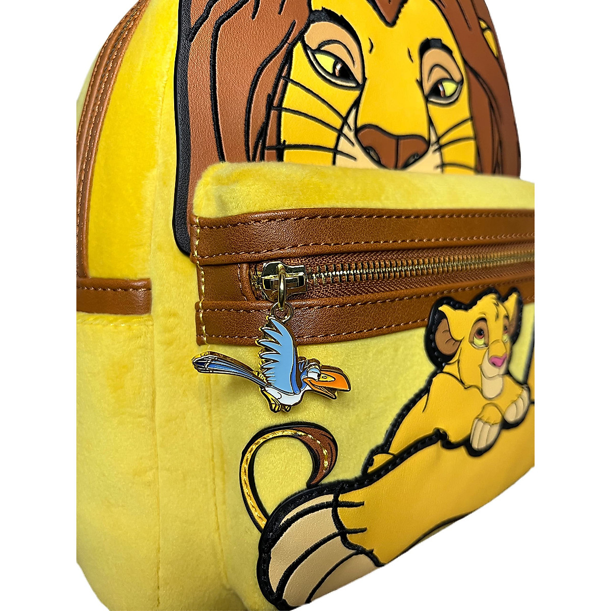 Mufasa and Simba Cosplay Womens Double Strap Shoulder Bag Purse