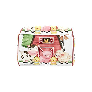 Yeshop Farm Animal Cute Personalized Diaper Bag Backpack Tote with Name Custom Travel Nappy Mommy Bag Backpack for Baby Girl Boy Gift 10 83inch 6 69inch 15inch