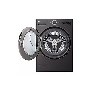 LG WM6998HBA Ventless Washer/Dryer Combo LG WashCombo All-in-One 5.0 cu. ft. Mega Capacity with Inverter HeatPump Technology and Direct Drive Motor