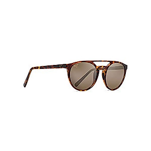 Maui Jim Men's and Women's Ah Dang! Polarized Fashion Sunglasses, Tortoise/HCL® Bronze, Medium