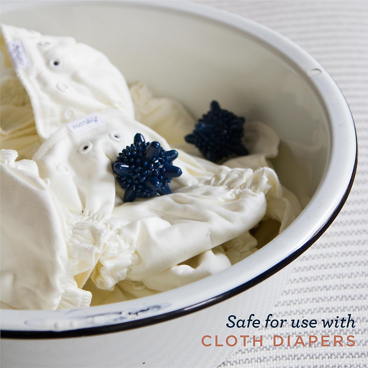 Esembly Agitators, Washer Dryer Balls for Cleaner Softer Laundry, Reusable Eco-Friendly Silicone Laundry Dryer Balls, 4 Pack