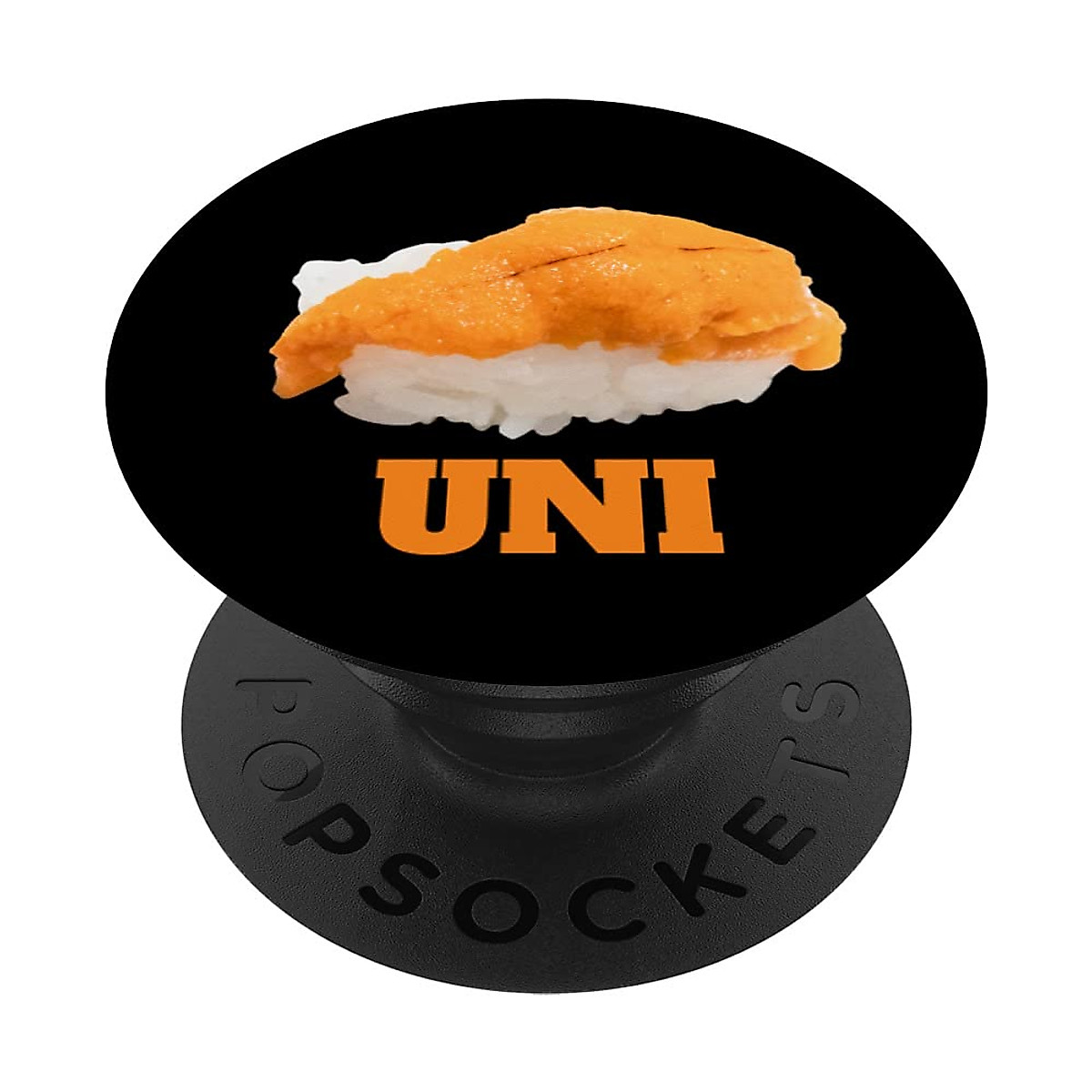 Sea Urchin Sushi Nigiri Uni ウニ for men and women and kids PopSockets Swappable PopGrip
