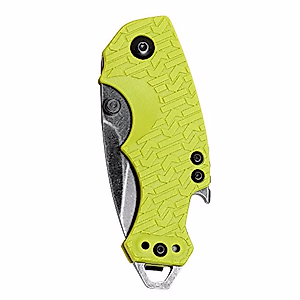Kershaw Shuffle Lime (8700LIMEBW) Multifunction Pocket Knife; 2.4” BlackWash Stainless Steel Blade; K-Texture Grip, Liner Lock, Reversible Deep-Carry Pocketclip, Screwdriver, Bottle Opener; 2.8 OZ