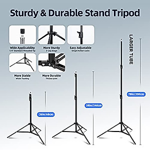 Softbox Lighting Kit, skytex Continuous Photography Lighting Kit with 2x20x28in Soft Box | 2x135W 5500K E27 Bulb, Photo Studio Lights Equipment for Camera Shooting, Video Recording