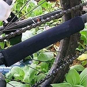 hebaotong Bicycle Frame Protection Protector, Mountain Bike Chain Chainstay Protector Rubber Care Cover Guard for Brake Cable Cycling