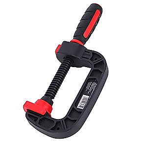 Quick Release Clamp G Clamp Hand Grip Holder C Clamp for DIY Woodworking(3 inch opening 75MM)