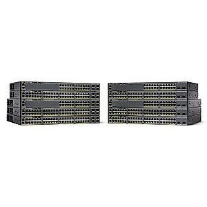 Cisco WS-C2960X-48TD-L 48 Port 2960X Gigabit Switch (Renewed)