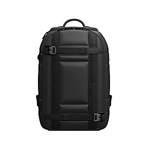 DB Journey The Ramverk Pro Backpack | Black Out | 26L | Full Frontal Opening, Mesh Pockets, Durable Build