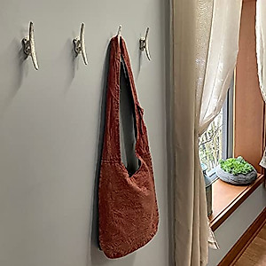 Zeckos Set of 4 Weathered White Cast Iron Boat Cleat Wall Hooks/Drawer Pulls Nautical Décor 5.75 Inches Long