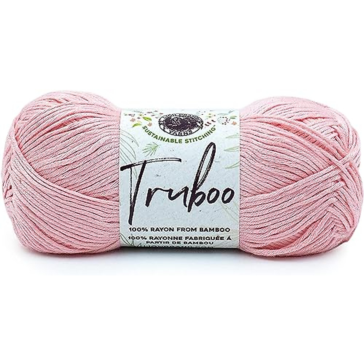 Lion Brand Yarn - Truboo - 6 Pack Assortment with Needle Gauge (Springtime)