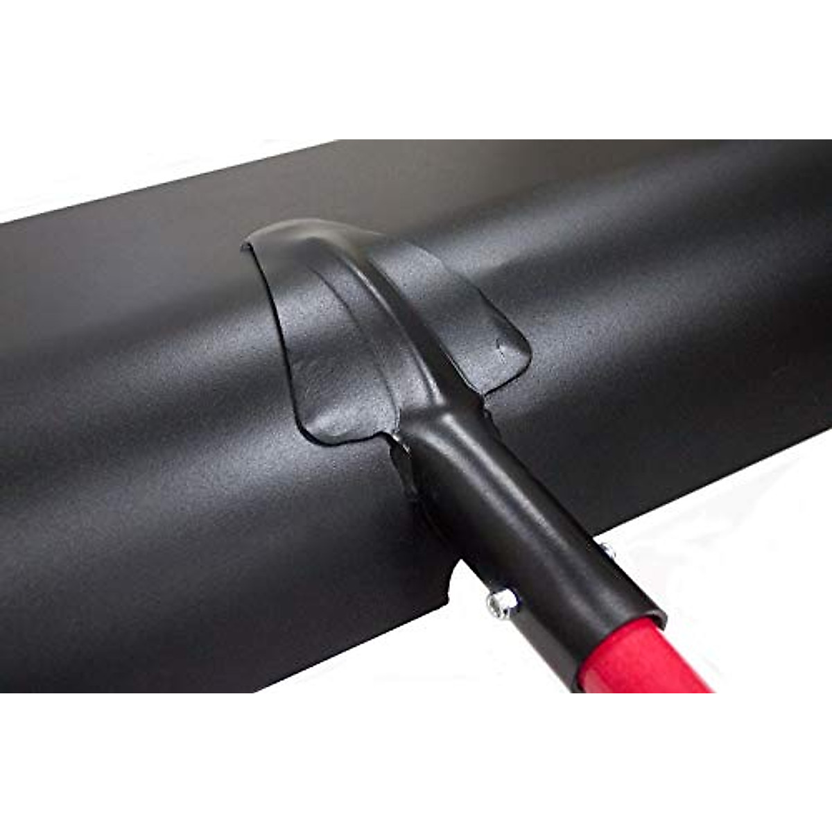 Bully Tools 92819 30" Steel Snow Pusher with Fiberglass D-Grip Handle