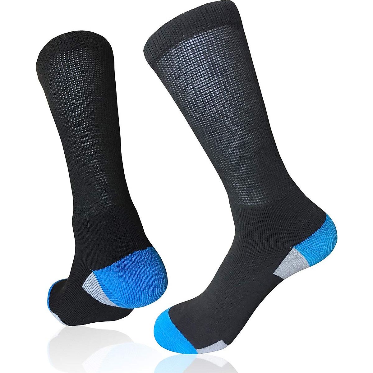 SYOLLAVE Womens Diabetic Athletic Crew Socks Non Binding Extra Wide bariatric Socks for Large Size Lympaedema Edema Swollen Foot