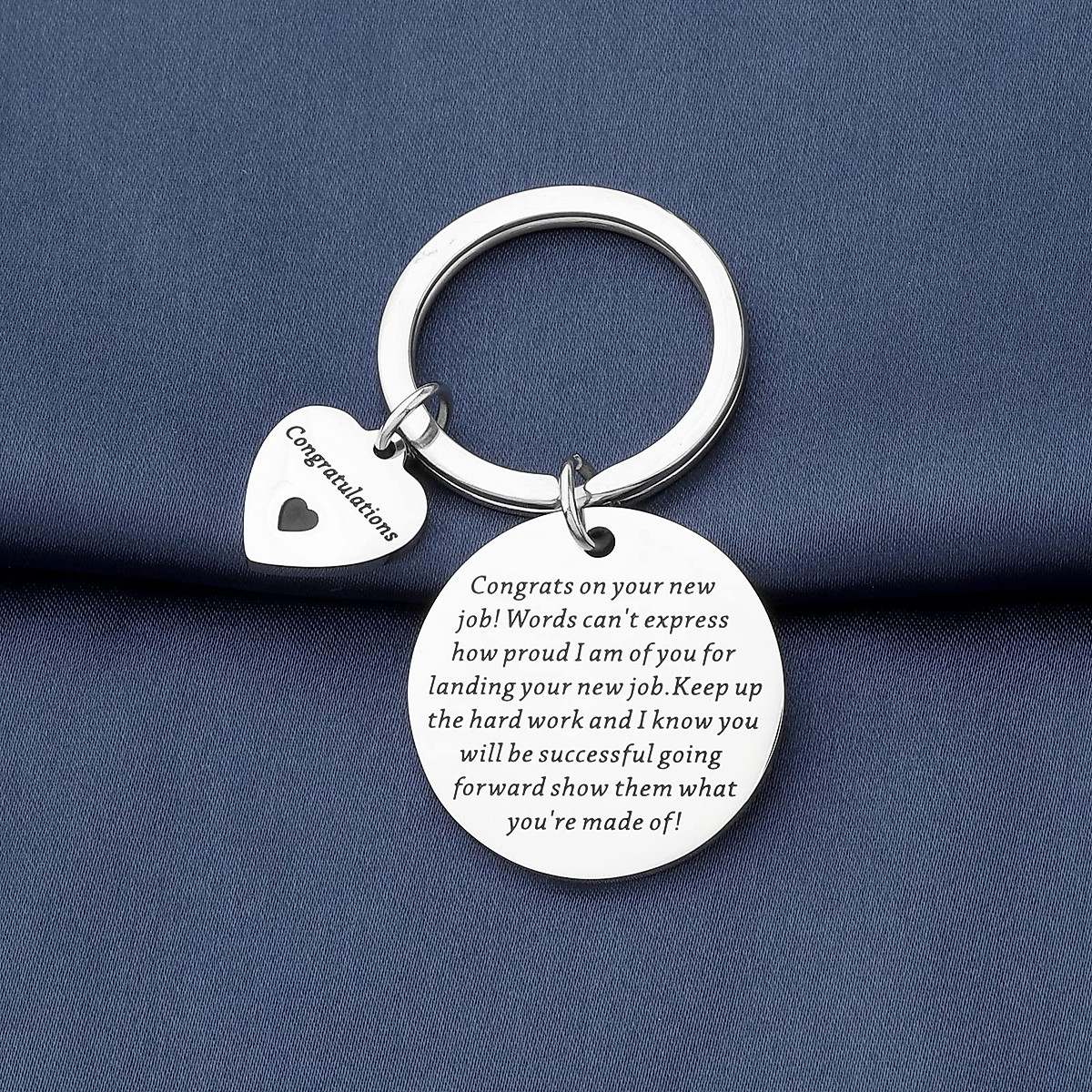 TGBJE New Job Gift Congratulations On Your New Job Keychain Gift Congratulation Gift Coworker Leaving Gift First Job Gift (Congrats new job)