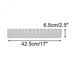 uxcell Plastic DIY Grid Drawer Divider Household Organizer 15 Pcs