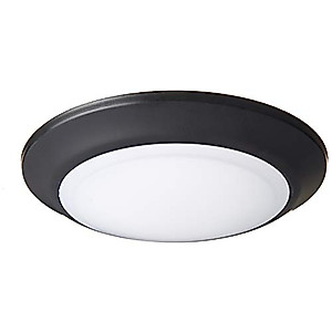 Westinghouse 6322800 Large LED Indoor/Outdoor Dimmable Surface Mount Wet Location, Oil Rubbed Bronze Finish with Frosted Lens