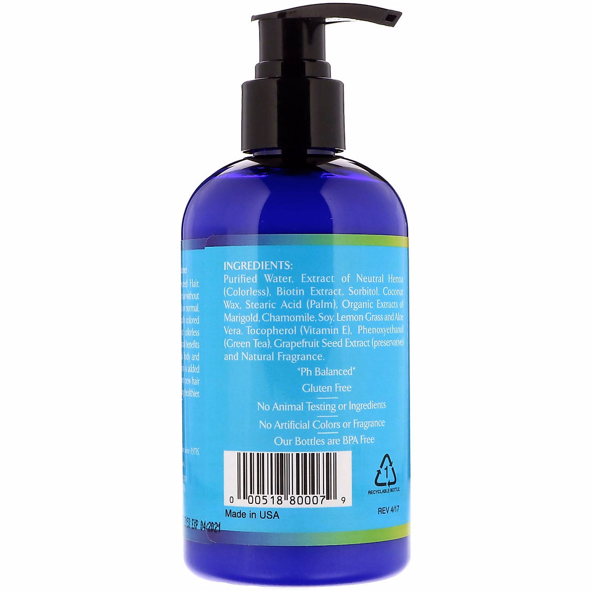 Rainbow Research Herbal Conditioner Henna and Biotin - 8 fl oz