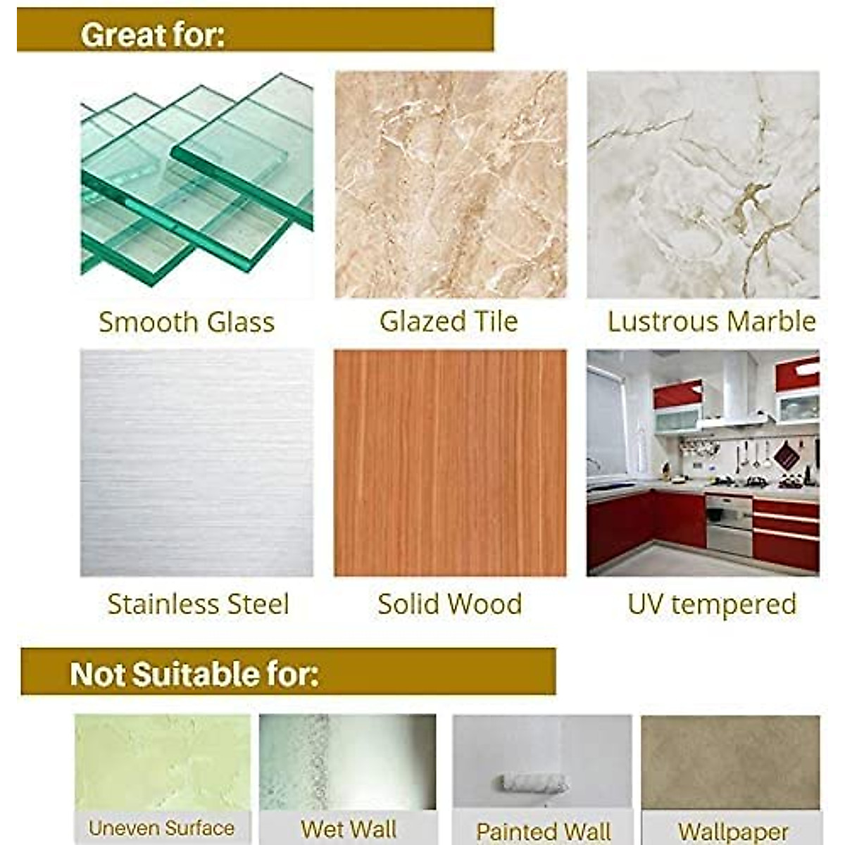 SUNFICON 2 Pack Adhesive Bathroom Shelf Organizer Shower Caddy No Drilling Shower Shelf Bath Essentials Shampoo Spice Holder 4 Clear Adhesives for Shower Room Bathroom Kitchen White