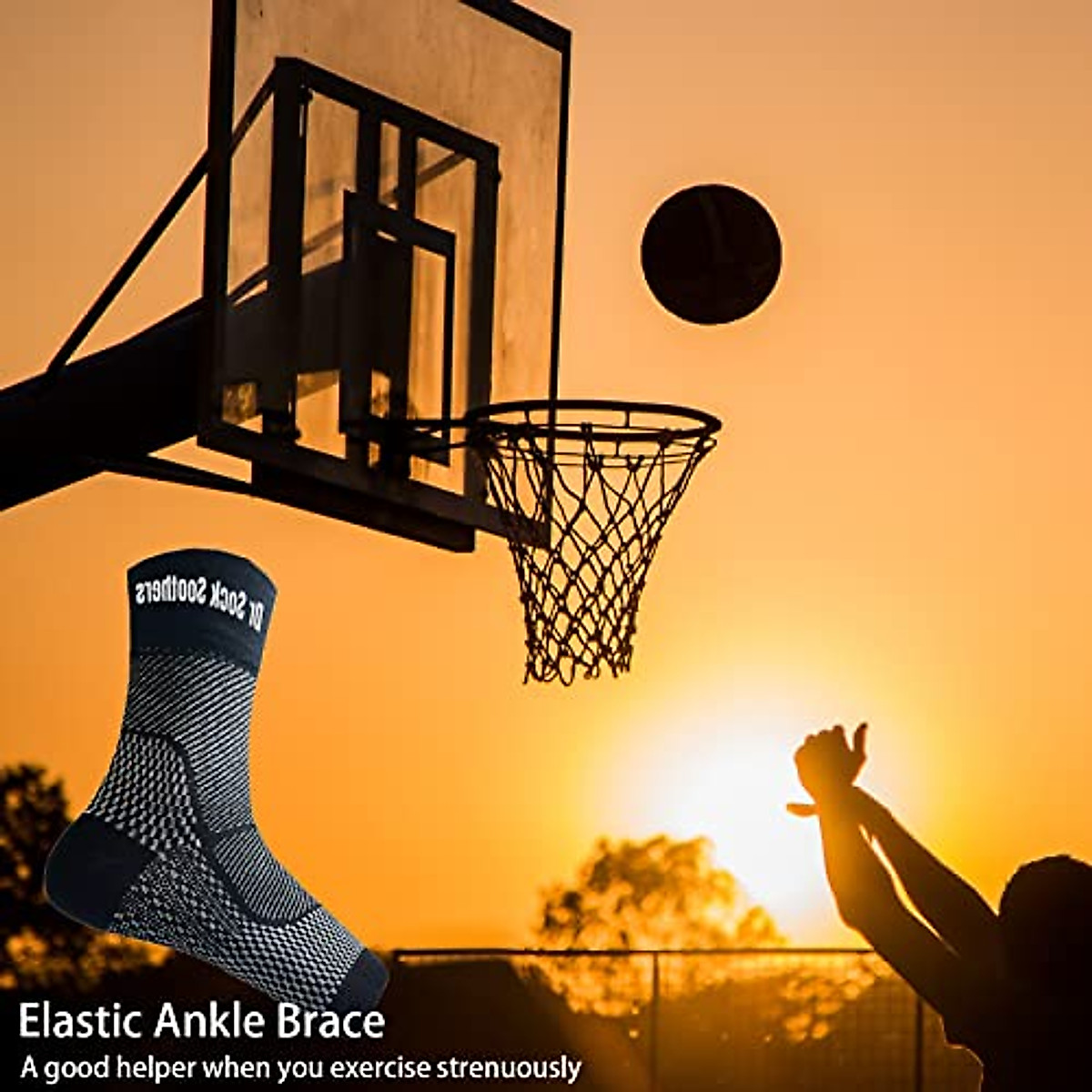 Dr Sock Soothers™, 3Pairs Dr Sock Soothers for Women, Dr Sock Soothers for Men, Plantar Fasciitis Socks,Including Relief of Plantar Fasciitis, Arch Pain, and Heel Pain. Helps Stabilize Feet and Prevent Injuries.(Small)