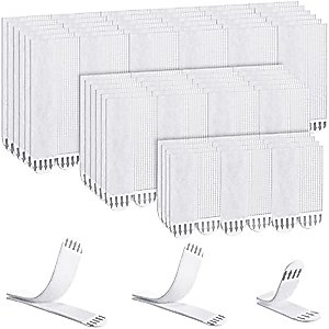 72 Pairs Picture Hanging Strips Heavy Duty, Poster Strips, No Damage Wall Hangers Without Nails, Water Resistant Wall Sticky for Hanging, Wall Adhesive Strips Tape (Mixed Sizes)