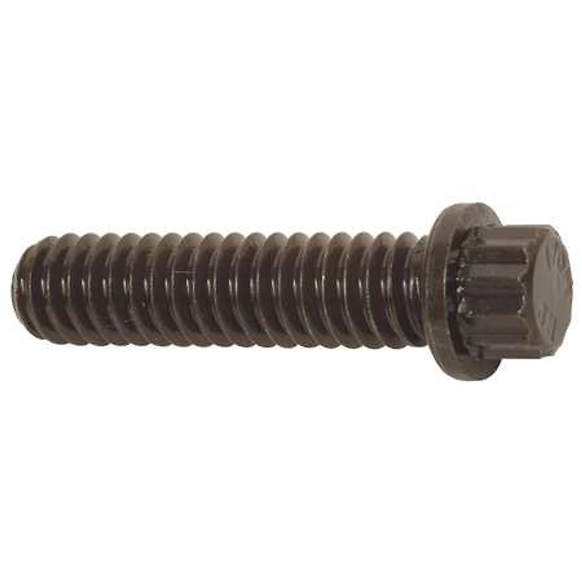 3/8"-16 x 1-1/4" Grade A574 Plain 12-Point Flange Head Cap Screw, 25 pk.