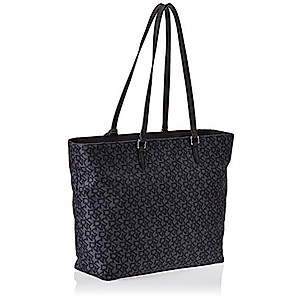 DKNY Casey Large Logo Tote Black Logo One Size