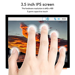 IPS Screen, 3.5 Inch Capacitive Touch Screen Double Touch Circuit 5 Point Touch for Tablet