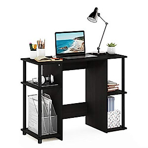 Furinno JAYA Computer Study Desk,Open Storage, Espresso