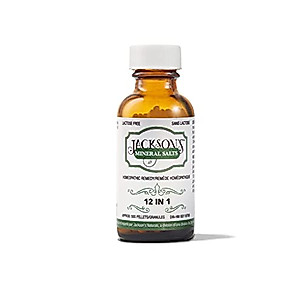 Jackson's 12 in 1 Cell Salt - The First Certified Vegan, Lactose-Free All 12 Schuessler Cell (Tissue) Salt Combination - Made in The USA (500 pellets)