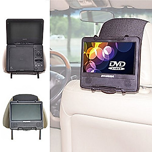 TFY Universal Car Headrest Mount Holder for Portable DVD Player