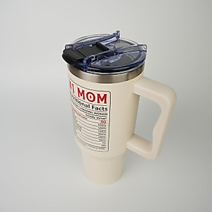 FROOBLEQUIRK Best 40oz Tumbler for Mom - Mother's Day Gift, No.1 Mom Cup, Birthday Present from Daughter or Son