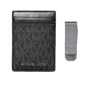 Michael Kors Men’s Gifting Money Clip Card Case Box Set (Black, OS)