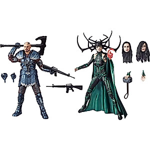 Marvel Legends Series Thor: Ragnarok 6"-Scale Movie-Inspired Skurge Hela Collectible Action Figure 2 Pack