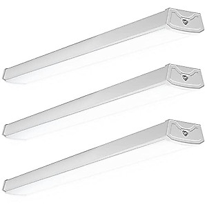 Sunco 4FT LED Shop Light Wraparound Light Fixture, Garage Ceiling Lights, Linkable, 3500 LM, 40W=300W, 5000K Daylight, Hardwired, Surface Mount, Workshop Utility Light ETL 3 Pack