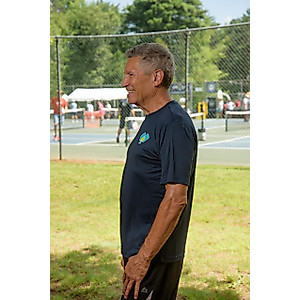 Dinkers & Bangers United™ - Men's Pickleball Performance T-Shirt - 2 Sided (as1, Alpha, x_l, Regular, Regular, Navy, XL)