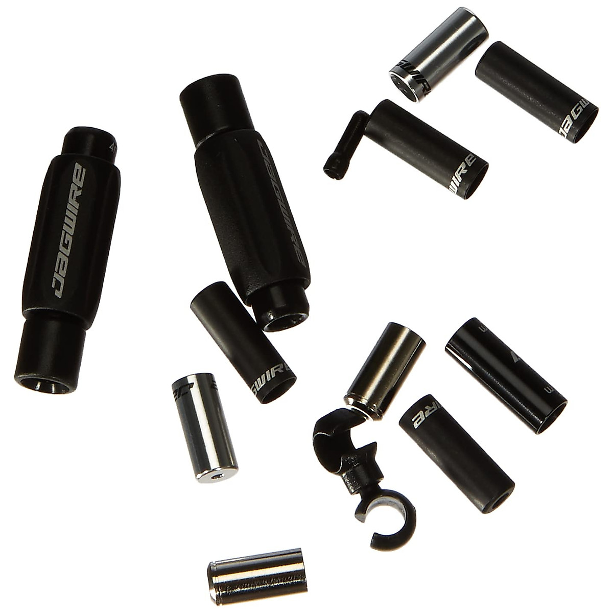 Jagwire Elite Sealed Shift/Gear Cable Kit (x2 Cables) - Stealth Black