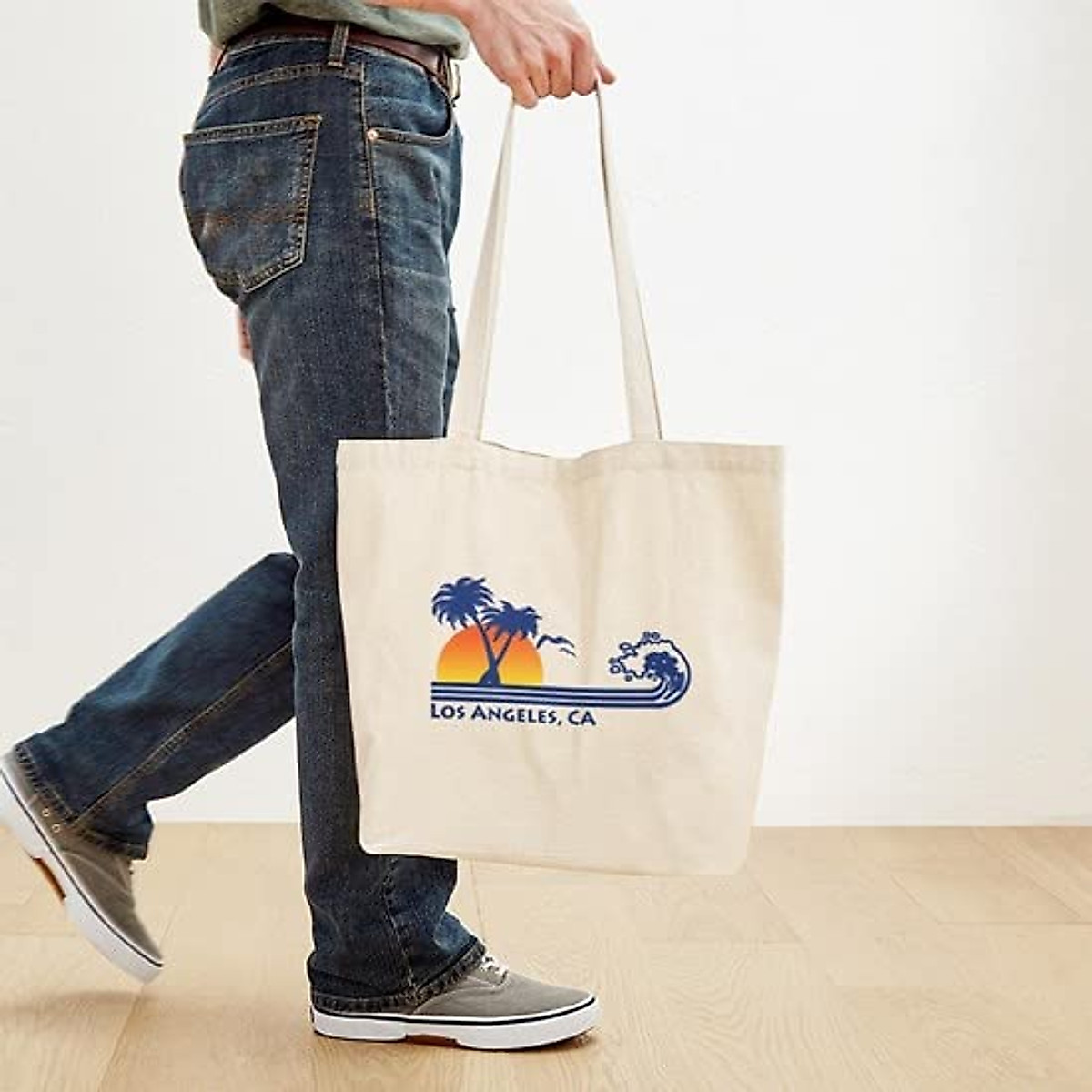 CafePress Los Angeles, CA Tote-Bag Natural Canvas Tote-Bag,Shopping-Bag