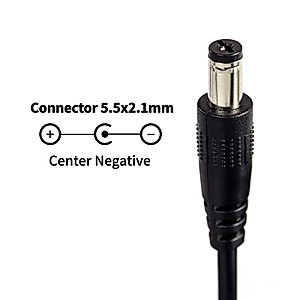 FLAMMA 9V 300mA Power Supply for Electric Guitar Effects Pedals Tip Negative