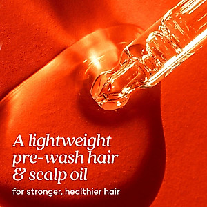 Fable and Mane Hair Oil - HoliRoots Strengthening Serum for Damaged, Frizzy Hair with Amla, Castor Oil for Hair Health - 3.4FL oz