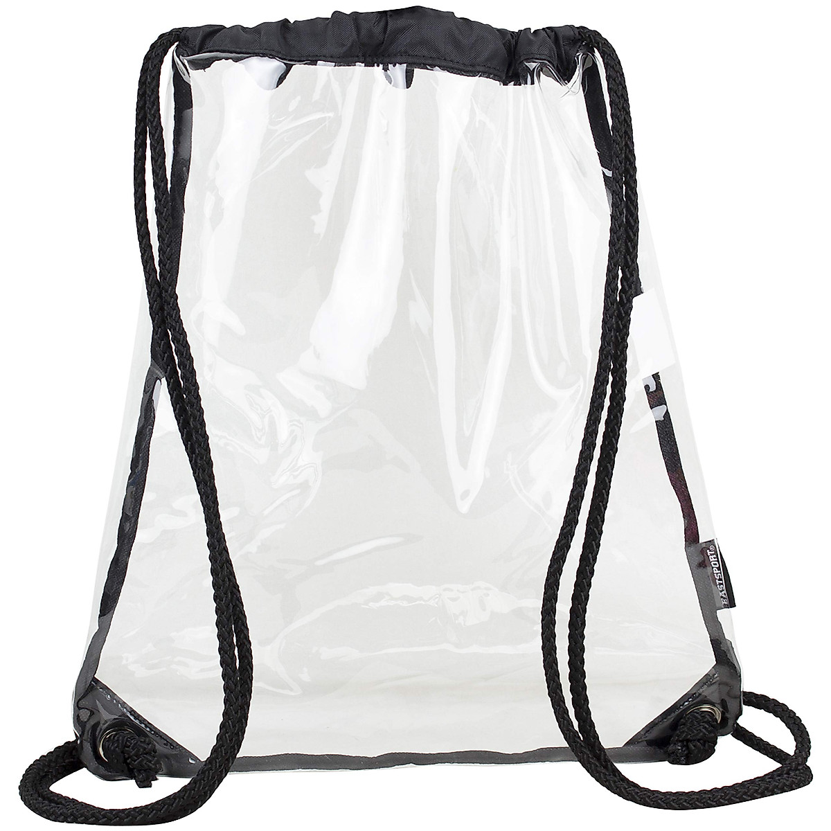 Eastsport Clear Backpack with Sling Combo - Black Trim