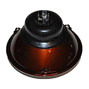 Octane Lighting 5-3/4" Motorcycle 6V Semi Sealed Headlight Headlamp Halogen H4 Light Bulb 6 Volt