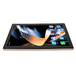 Tablet 10.1 inch AndroidTablet PC, 4G LTE Computer Tablets 8GB RAM 256GB ROM, 5G WiFi Tablet with FHD Large Screen, 7000mAh Battery Tablet 8MP 16MP Dual Camera (Gold)