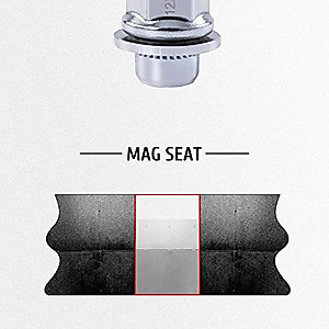 OMT M12x1.5 Lug Nuts, 12x1.5mm Wheel Lug Nuts Compatible with Toyota Avalon Camry Highlander Prius Sienna, Lexus IS300 LFA CT200h HS250h GS450h and More, Mag Lug Nut with Washer, Set of 20