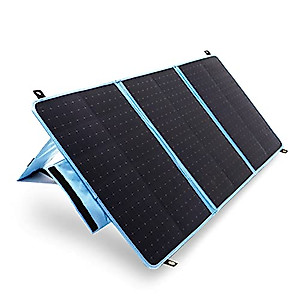 Shawllar Portable Solar Panel 100W for Power Station, Foldable Solar Panel Charger for Jackery/Bluetti/Ecoflow/Anker/Goal Zero Solar Generator, Waterproof Solar Chargers with USB for Camping RV Trip