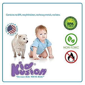 KidKusion Soft Seat Hearth Pad | Made in USA | Taupe | 90" x 14" | Fireplace and Hearth Protection